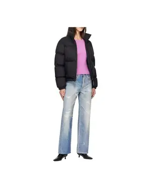 Canada Goose Quilted Down Jacket With High Neck And Zip Closure