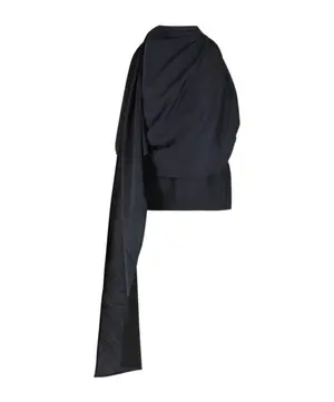RÓHE One-shoulder Top - Navy