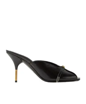 Versace Nyx High-heeled Mules - Black
