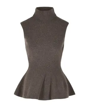 RÓHE Sleeveless Knitwear - Brown