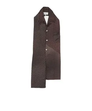 MAISON MARGIELA Paisley-print Button-down Scarf
