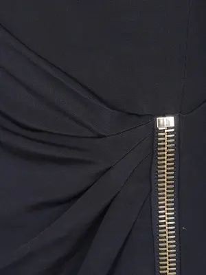 Balmain Long Slit Dress With Zip