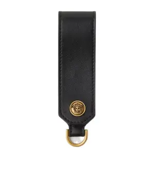 Versace Medusa Leather Keychain