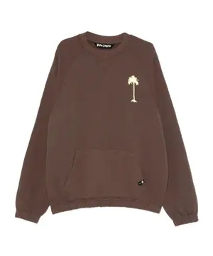 Palm Angels Graphic-print Pouch-pocket Sweater