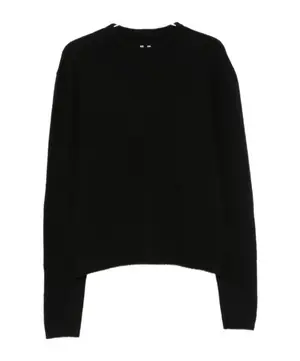 Rick Owens Ribbed-trim Sweater - Black