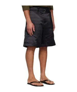 Sacai Horizontal Striped Shorts