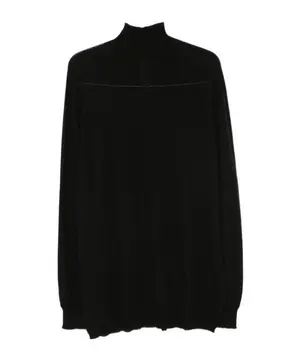 Rick Owens Long-sleeve Knit Top - Black