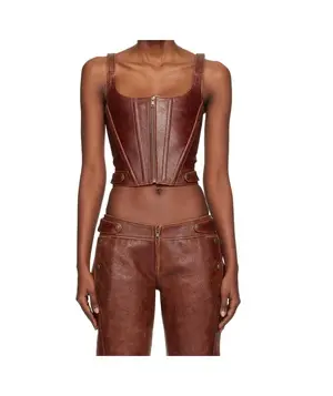 KNWLS Claw Leather Bra