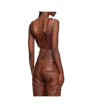 KNWLS Claw Leather Bra