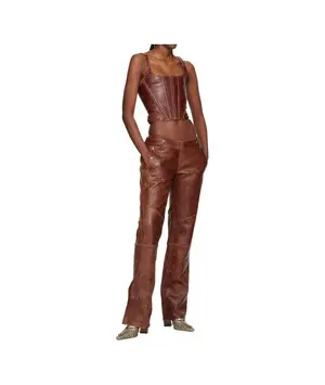 KNWLS Claw Leather Bra