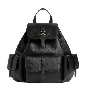 COCCINELLE Mavery Pocket Medium Grained Leather Backpack