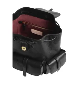 COCCINELLE Mavery Pocket Medium Grained Leather Backpack