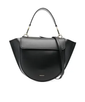 WANDLER Small Hortensia Top-handle Bag - Black