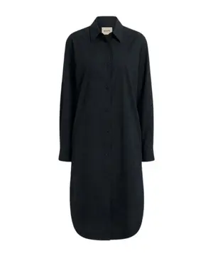 Khaite Long Sleeve Dress - Black