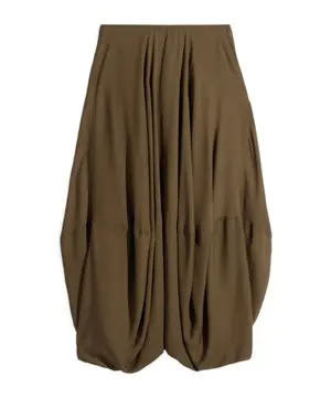 LEMAIRE Balloon Midi Skirt - Bronze