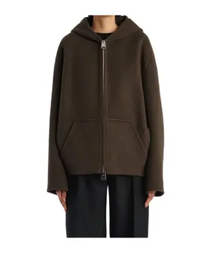 Khaite Double-face Hooded Jacket - Black