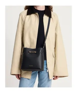 Strathberry Corda Bucket Leather Tote Bag
