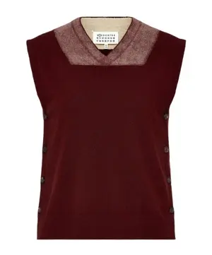 MAISON MARGIELA Sleeveless V-neck Jumper