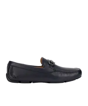 FERRAGAMO Round-toe Loafers - Black