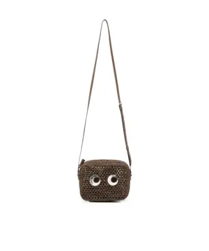 ANYA HINDMARCH Eye Pattern Shoulder Bag - Brown