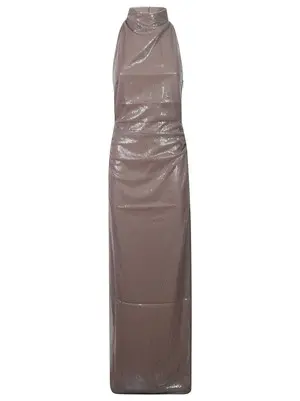 ROTATE BY BIRGER CHRISTENSEN Sequin-embellished Maxi Dress - Gray