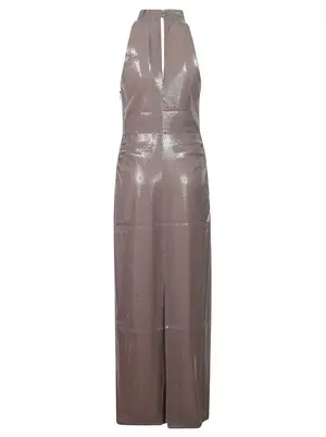 ROTATE BY BIRGER CHRISTENSEN Sequin-embellished Maxi Dress - Gray