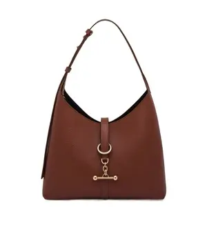 Strathberry Kite Bar-detail Shoulder Bag - Walnut