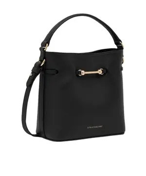 Strathberry Mini Corda Bucket Leather Tote Bag