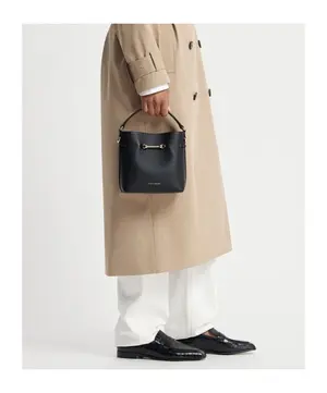 Strathberry Mini Corda Bucket Leather Tote Bag