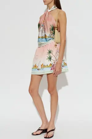 Casablanca Printed Sleeveless Top