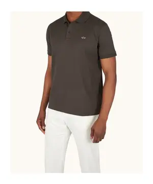 PAUL  SHARK Paul Shark Logo Embroidered Polo Shirt