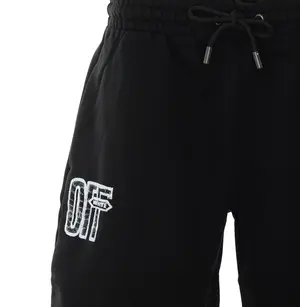 Off-White Drawstring Elastic-waist Shorts