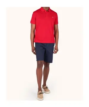 PAUL  SHARK Paul Shark Logo Piqué Polo Shirt