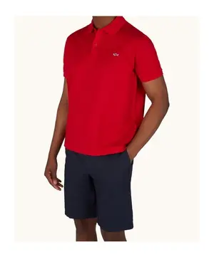PAUL  SHARK Paul Shark Logo Piqué Polo Shirt
