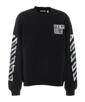 Off-White Long-sleeve Sweatshirt - Black