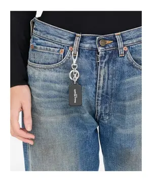 MAISON MARGIELA Logo-plaque Keyring