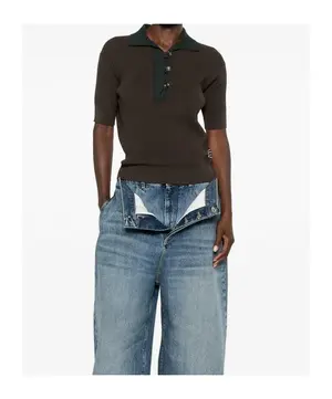 J.W.ANDERSON Knitted Short-sleeved Polo Shirt