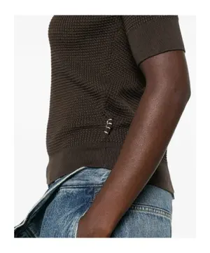 J.W.ANDERSON Knitted Short-sleeved Polo Shirt