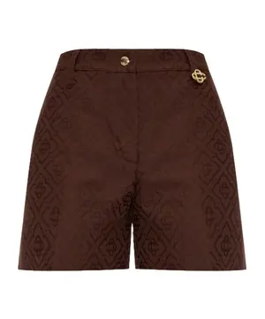 Casablanca Belt Loop Shorts - Brown
