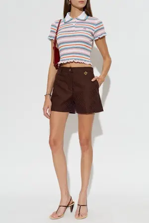 Casablanca Belt Loop Shorts
