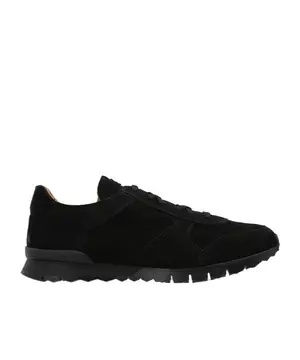 Kiton Lace Up Sneakers - Black