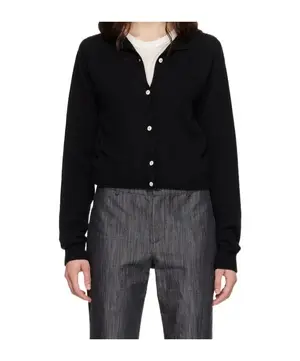 BASERANGE Long-sleeved Cardigan - Black