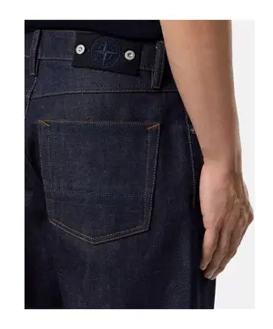 Stone Island Indigo Denim-raw Jeans