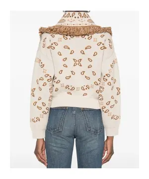 Alanui Paisley-pattern Fringed Jacket