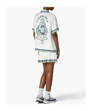 Casablanca Hotel Emblem Silk Shirt