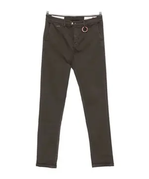 TRAMAROSSA Luis Logo-patch Button-fastening Trousers - Black