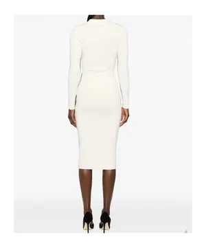 Elisabetta Franchi Long Sleeve Dress