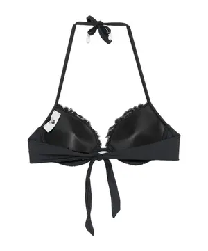 TWINSET Embroidered Halterneck Bikini Top
