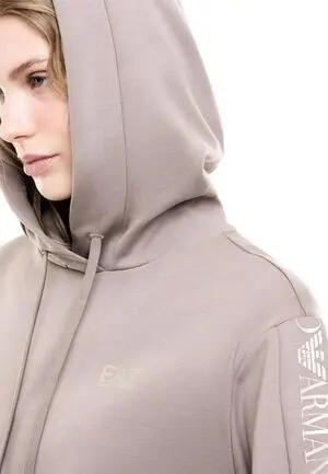 EA7 Cotton Tracksuit With Logo Tape - Grey