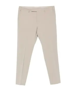 PT TORINO Casual Pants With Belt Loops - Beige